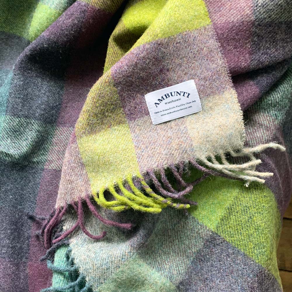 Check Wool Blankets and Throws